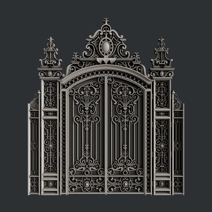 Ornate Gate silicone mold by Zuri – Zuri Molds